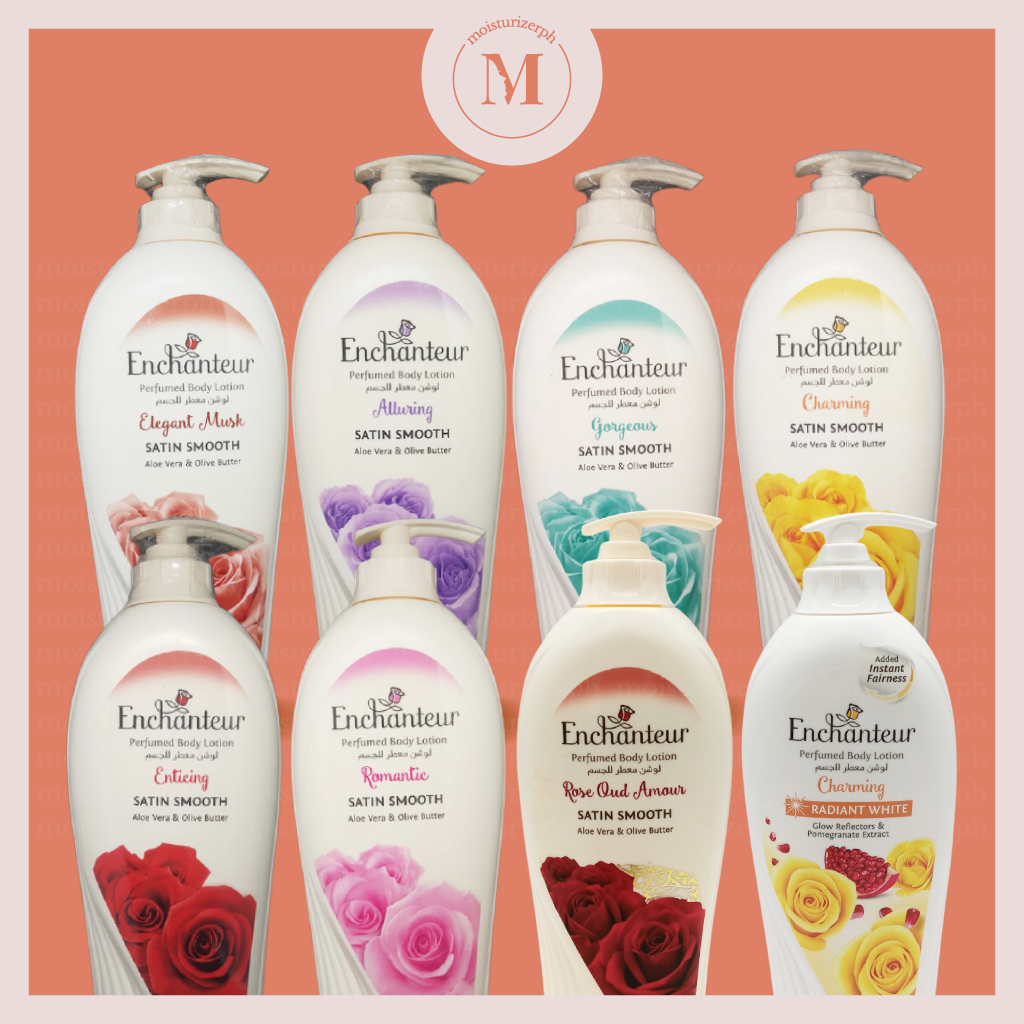 ENCHANTEUR PERFUMED BODY LOTION 400ML 500ML MOISTURIZING FLORAL SCENT ...