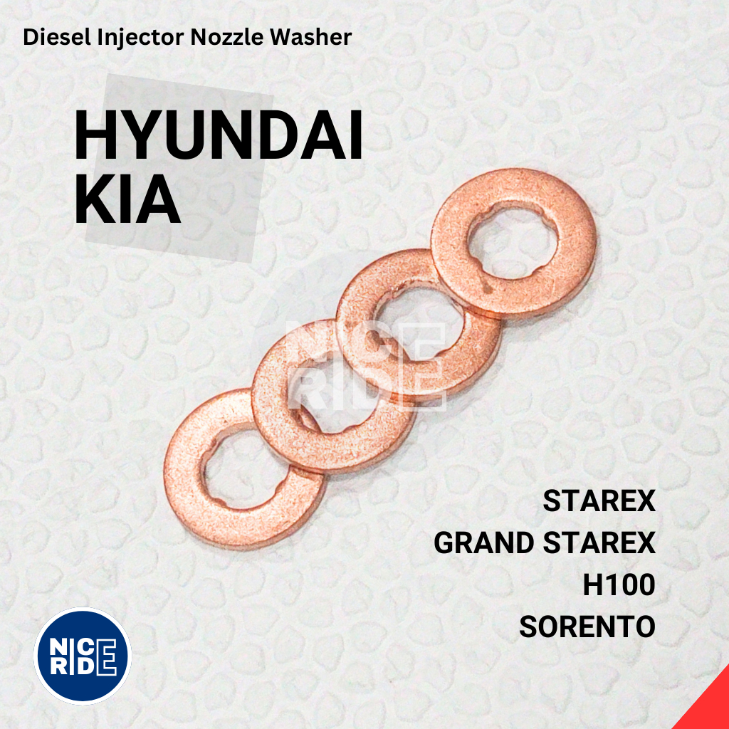 Diesel Injector Nozzle Washer 338134A000 Hyundai Starex Grand Starex ...