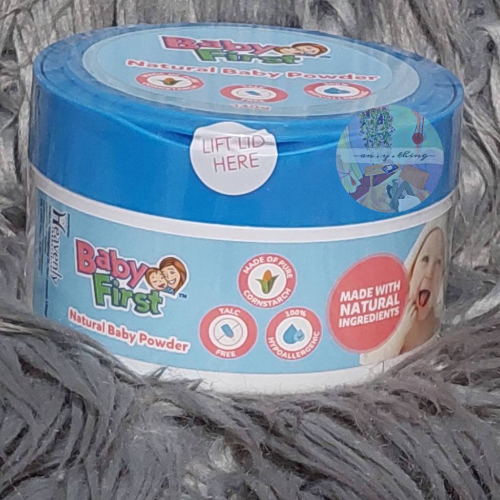 BABY FIRST-NATURAL BABY POWDER, PURE CORNSTARCH 140GRAMS (BB ...