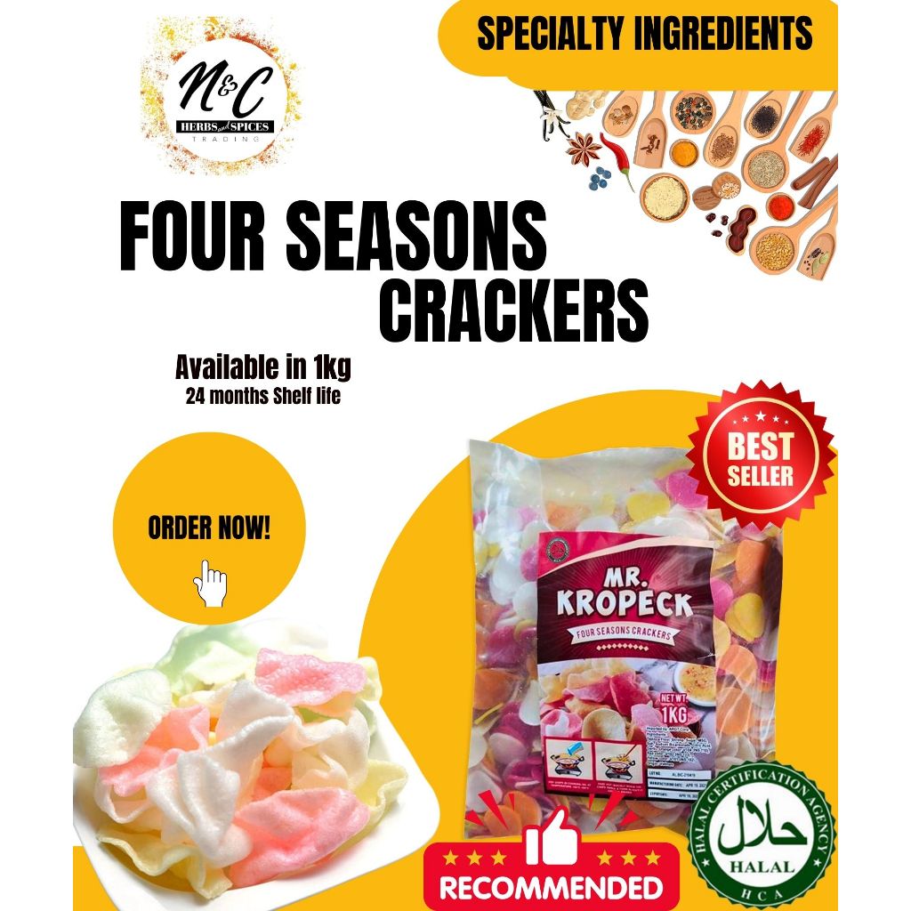 Four Seasons Prawn Crackers MR KROPECK 100grams, 250grams, 500grams ...