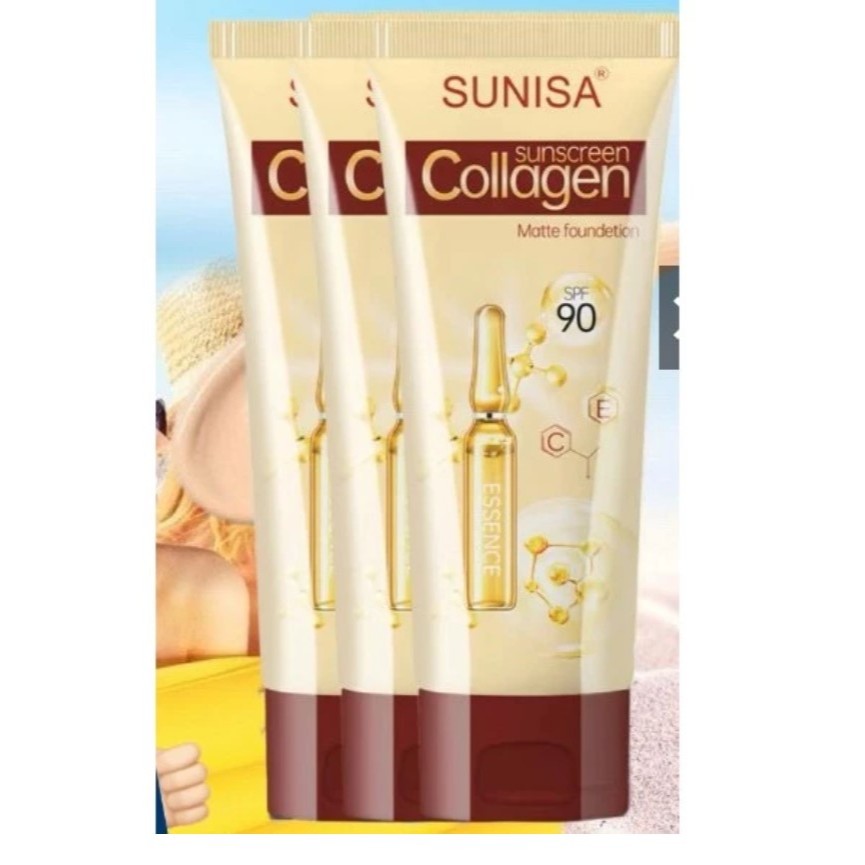 SUNISA Collagen Sunscreen SPF 90+++ Matte foundation HIGH SUN ...