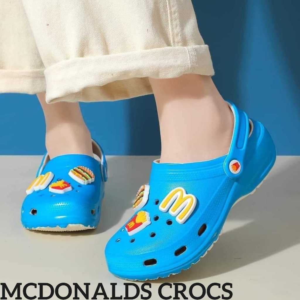 McDo Crocs McDonald's Crocs Blue Crocs | Shopee Philippines