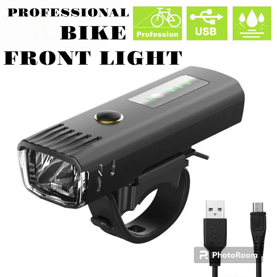300Lumen Flashlight Para sa Bisikleta Anti-glare Smart Bike Light USB ...