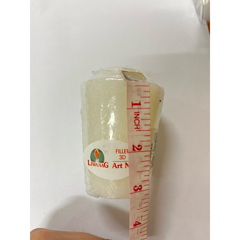 LIWANAG CANDLE 3D FILLER WHITE | Shopee Philippines