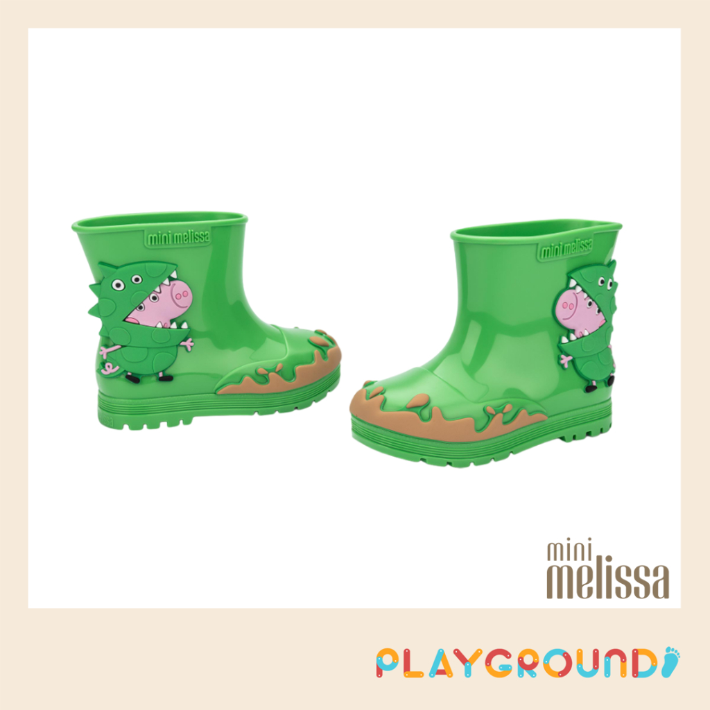 Playground Mini Melissa Welly Peppa Pig Green/Beige For Babies and ...