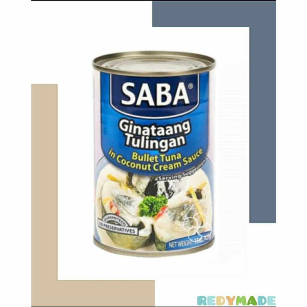 Saba Ginataang Tulingan in Can 425g | Shopee Philippines