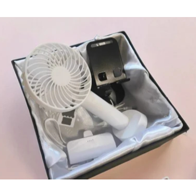 GIFT SET (Fan, Mobile Stand and Powerbank) | Shopee Philippines