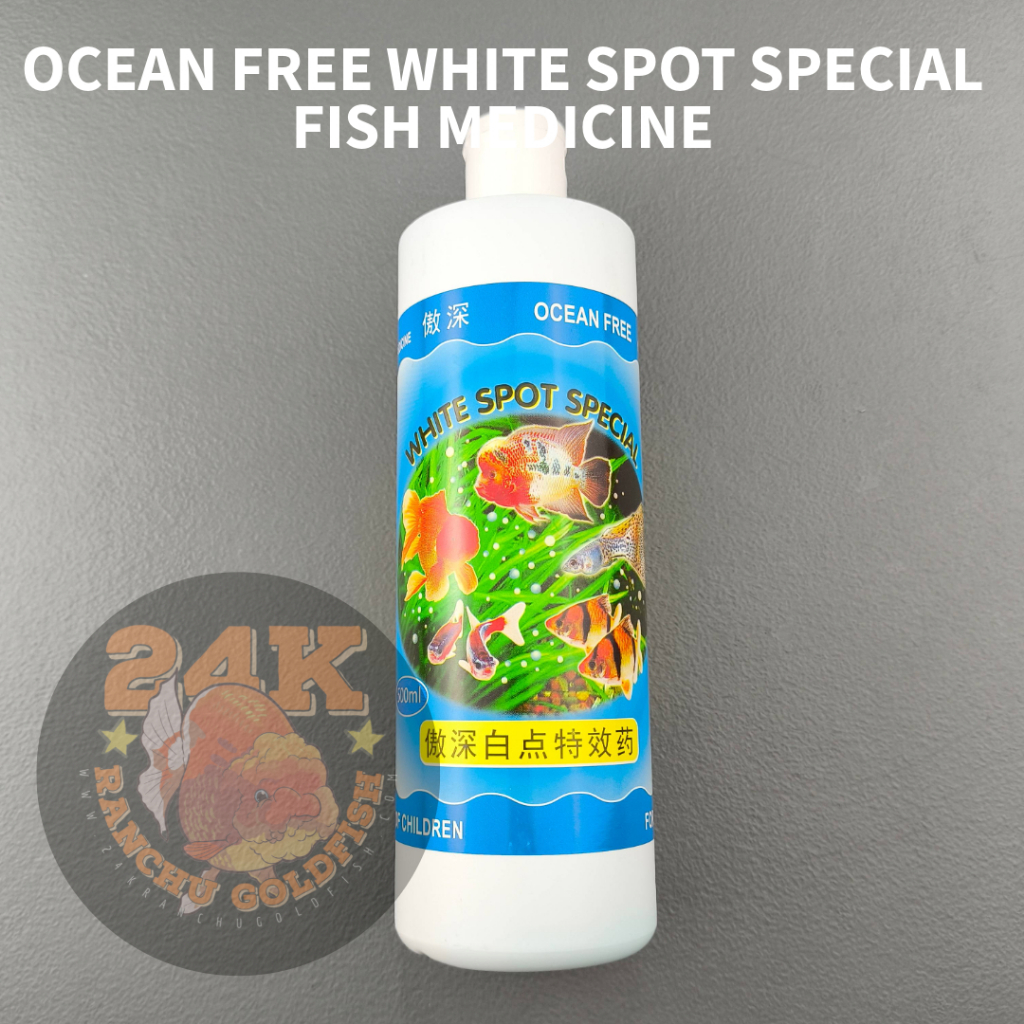 OCEAN FREE WHITE SPOT SPECIAL AQUARIUM FISH MEDICATION ORIGINAL 240ML ...