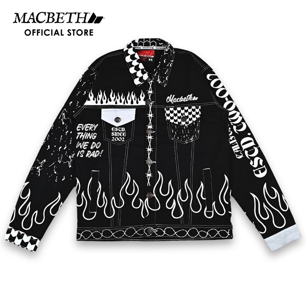 Macbeth Men's Markdown Denim Jacket " PUNKY " | Shopee Philippines