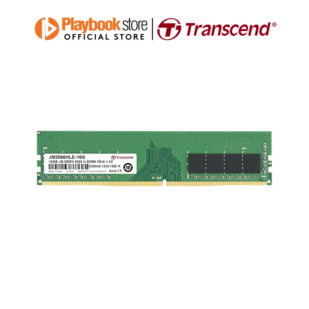 Transcend JetRam 16GB DDR4-2666 Unbuffered Long-DIMM RAM Desktop Memory (JM2666HLE-16G) | Shopee ...