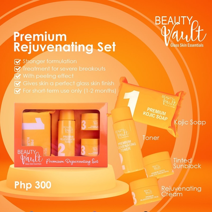 Beauty Vault Premium Rejuvenating Set All Skin Types Korean Glass Skin ...