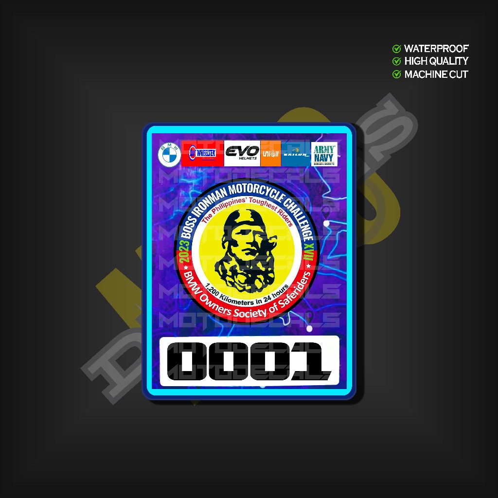 Boss Iron Man Car Sticker | Shopee Philippines