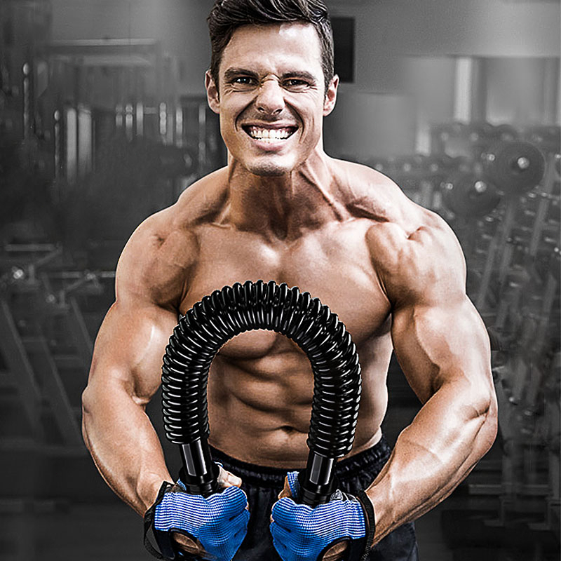 20/30/40/50/60KG Power Twister Bar Arm Force Rod Spring Forearm Muscle ...