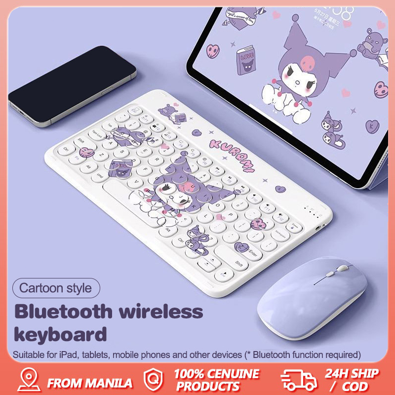 Sanrio Wireless Bluetooth Mobile Mini Keyboard Kuromi Cute Cartoon Gift ...