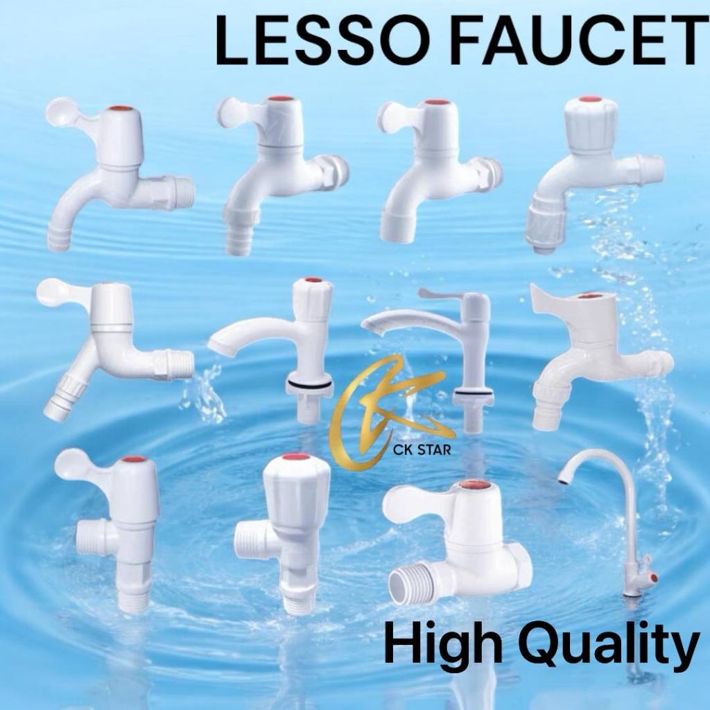 LESSO High Quality Plastic PVC Faucet Gripo With Connector Multipurpose ...
