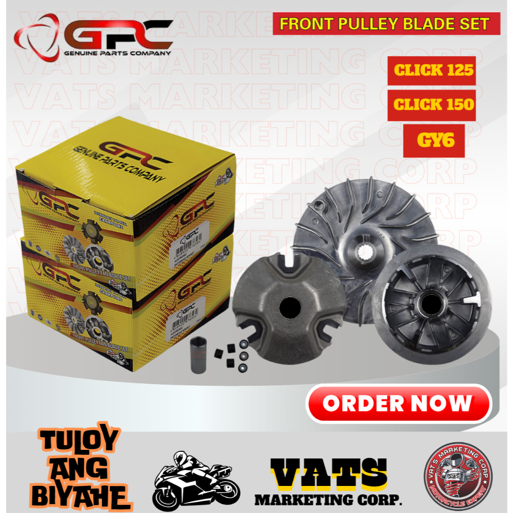 GPC FRONT PULLEY SET FOR CLICK 125/150, GY6 (CVT) | Shopee Philippines