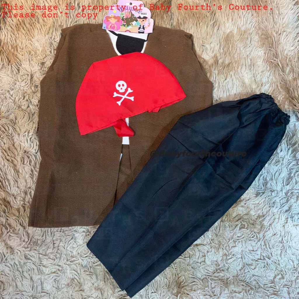 BFCM Halloween Scary Pi Rate Terno Costume for Kids | Shopee Philippines