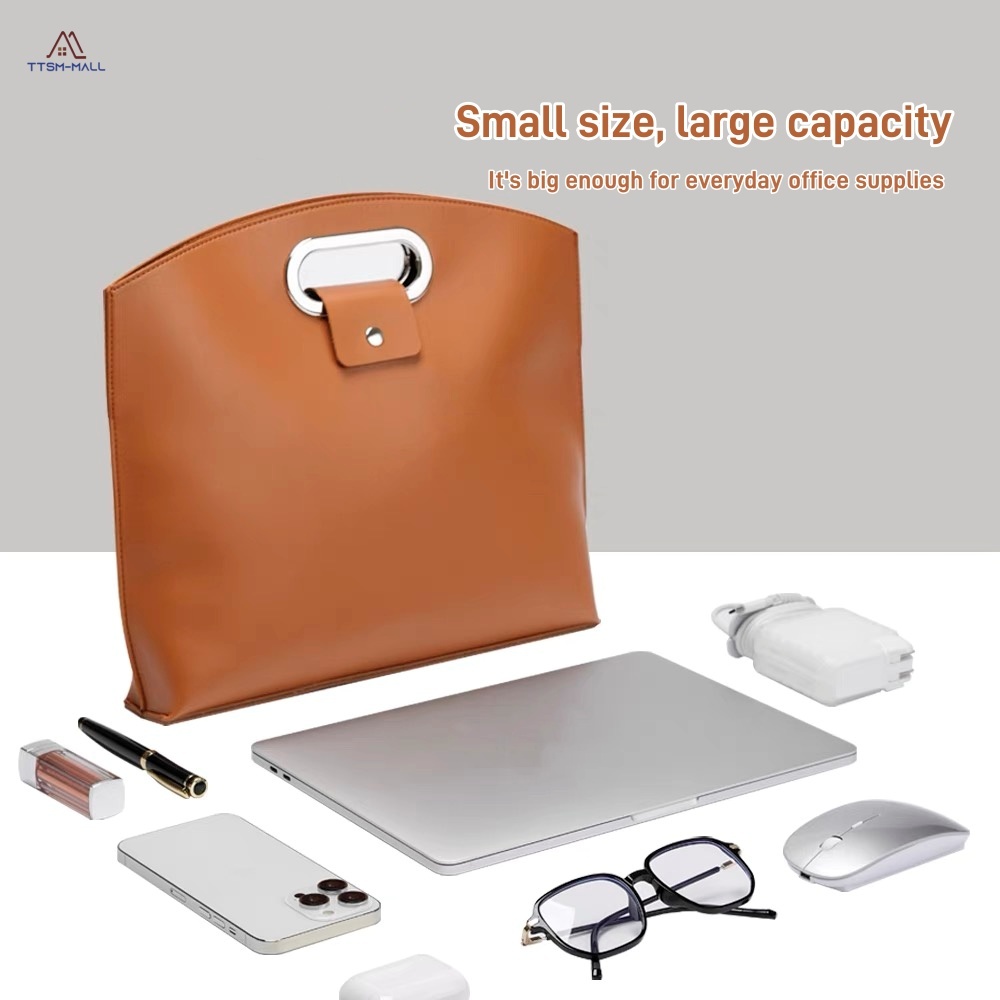 TTSM-MALL-PU Laptop Bag For Woman And Man Handle Laptop Pouch Bag ...