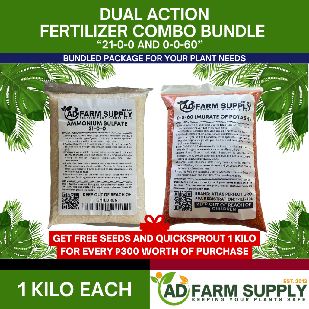 Dual Action Fertilizer Combo Bundle | Shopee Philippines