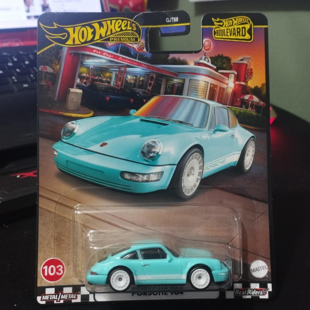 Hot Wheels Premium Porsche 964 (Powder Blue) Boulevard Series | Shopee ...