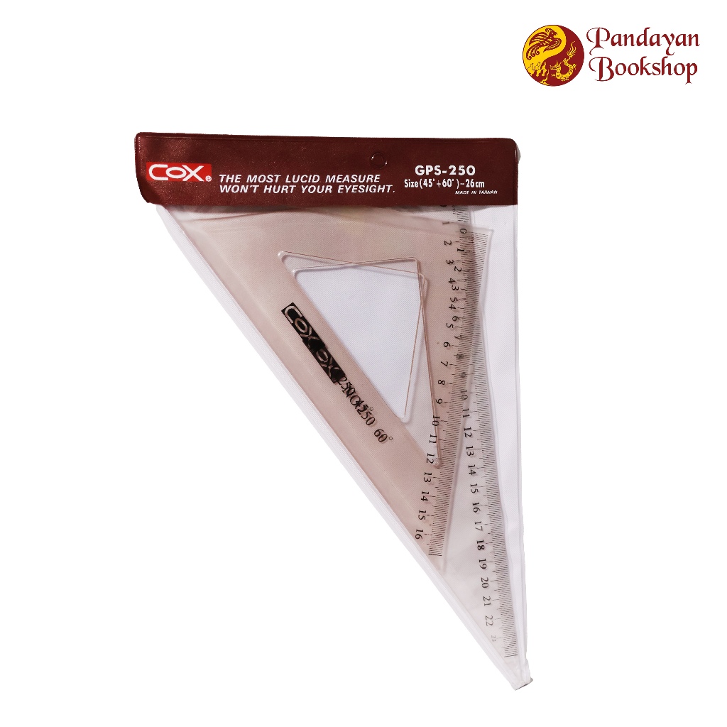 COX Triangle Ruler Set GPS-250 2's | Shopee Philippines