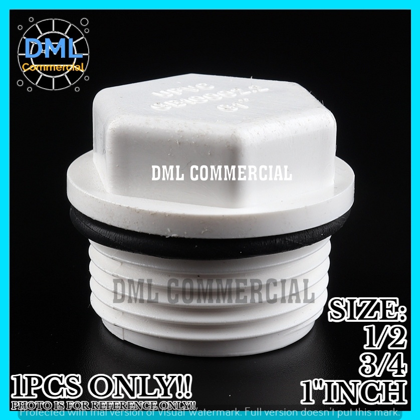(DML-PPR-12)1PCS PPR MALE THREAD PLUG ( 1/2, 3/4, 1INCH | Shopee ...