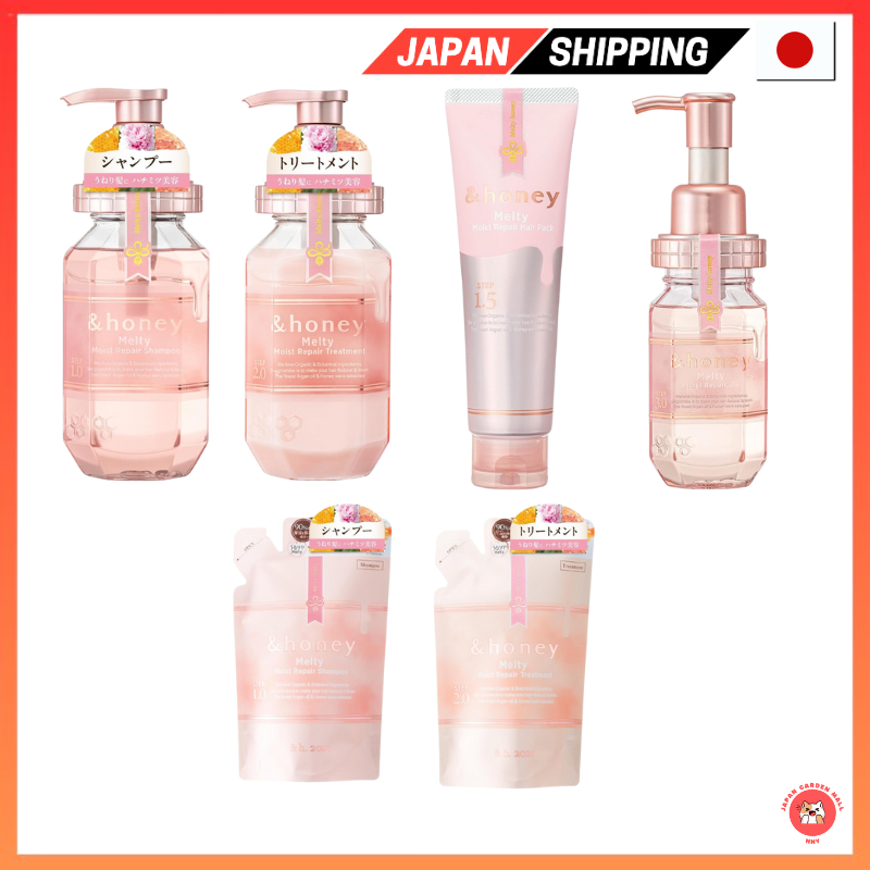 &honey Melty Moist Repair Shampoo (440ml) Melty Moist Repair Treatment (445g) Direct from JAPAN ...