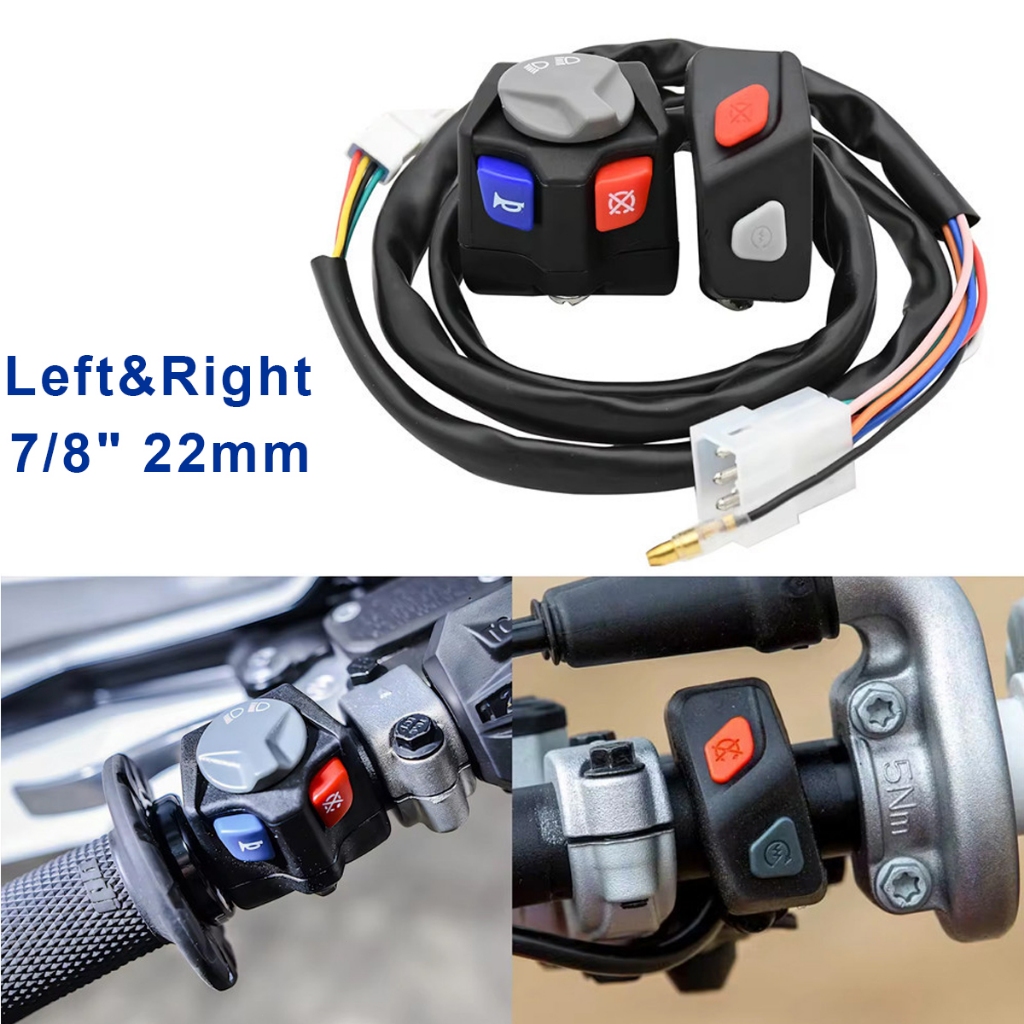 Motorcycle Headlight Switch Start Flameout Horn Button Switch For KTM ...