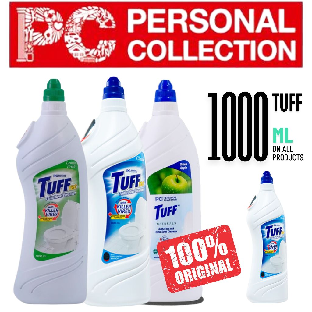 TUFF Toilet Bowl Cleaner TBC Classic/Lemon 1000ml & 500ml PERSONAL 100% ...
