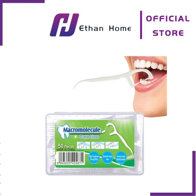 Ethan Home 50 dental floss per box toothpick stick for cleaning and ...