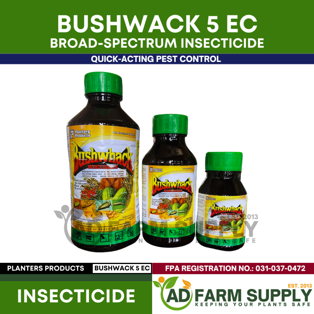 BUSHWACK 5EC - Cypermethrin Broad-Spectrum Insecticide | Shopee Philippines