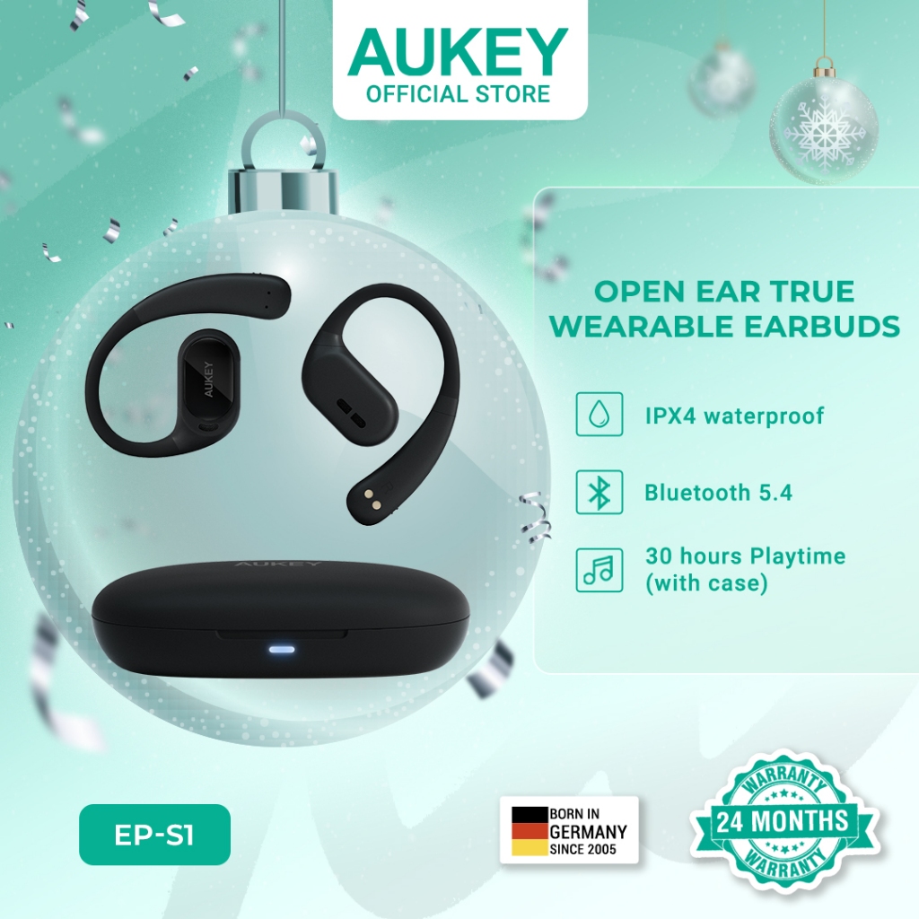 AUKEY EP-S1 Beyond Sports Open Ear True Wireless Earbuds | Shopee ...