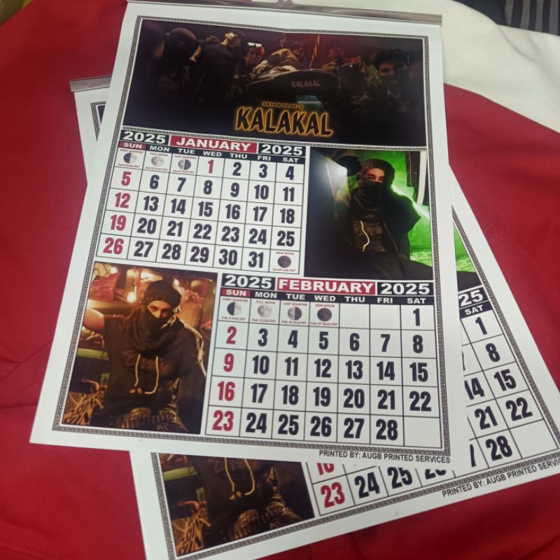 SB19 A4 Calendar Glossy | SB19 Kalakal | Customized | Shopee Philippines