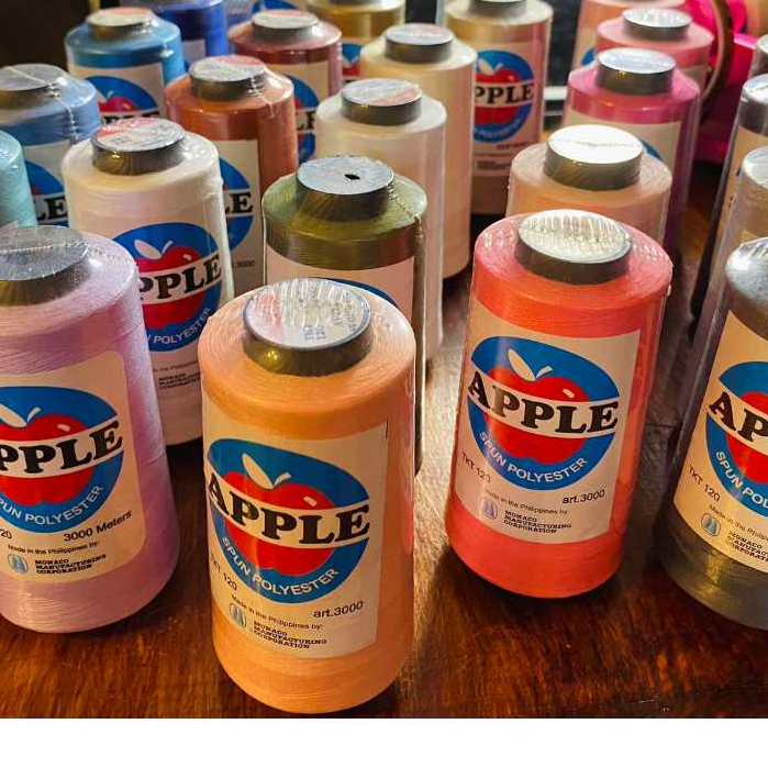 Apple Sewing Thread 3000 meters 120TKT (sold per cone) | Shopee Philippines