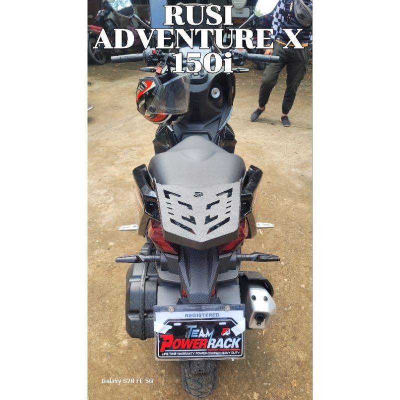 RUSI ADVENTURE X 150 / ADX150 / TOPBOX BRACKET / STAY GRAB BAR / LASER ...