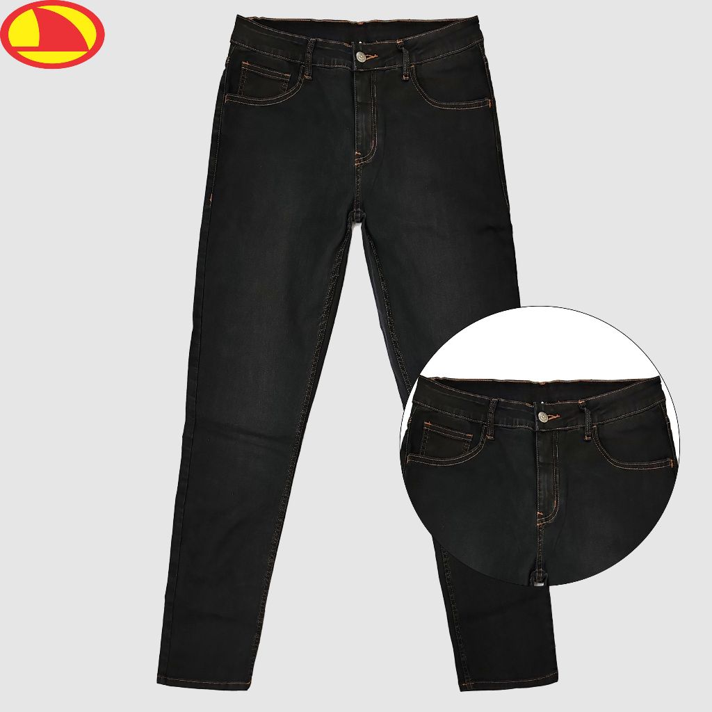 Hammerhead Jeans and Shirt - Mens Black Denim Slim Straight Semi ...