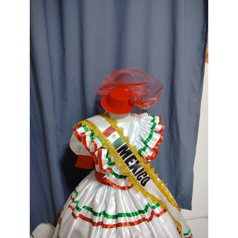 Mexico costume for girl 3 to 9y/o | Shopee Philippines