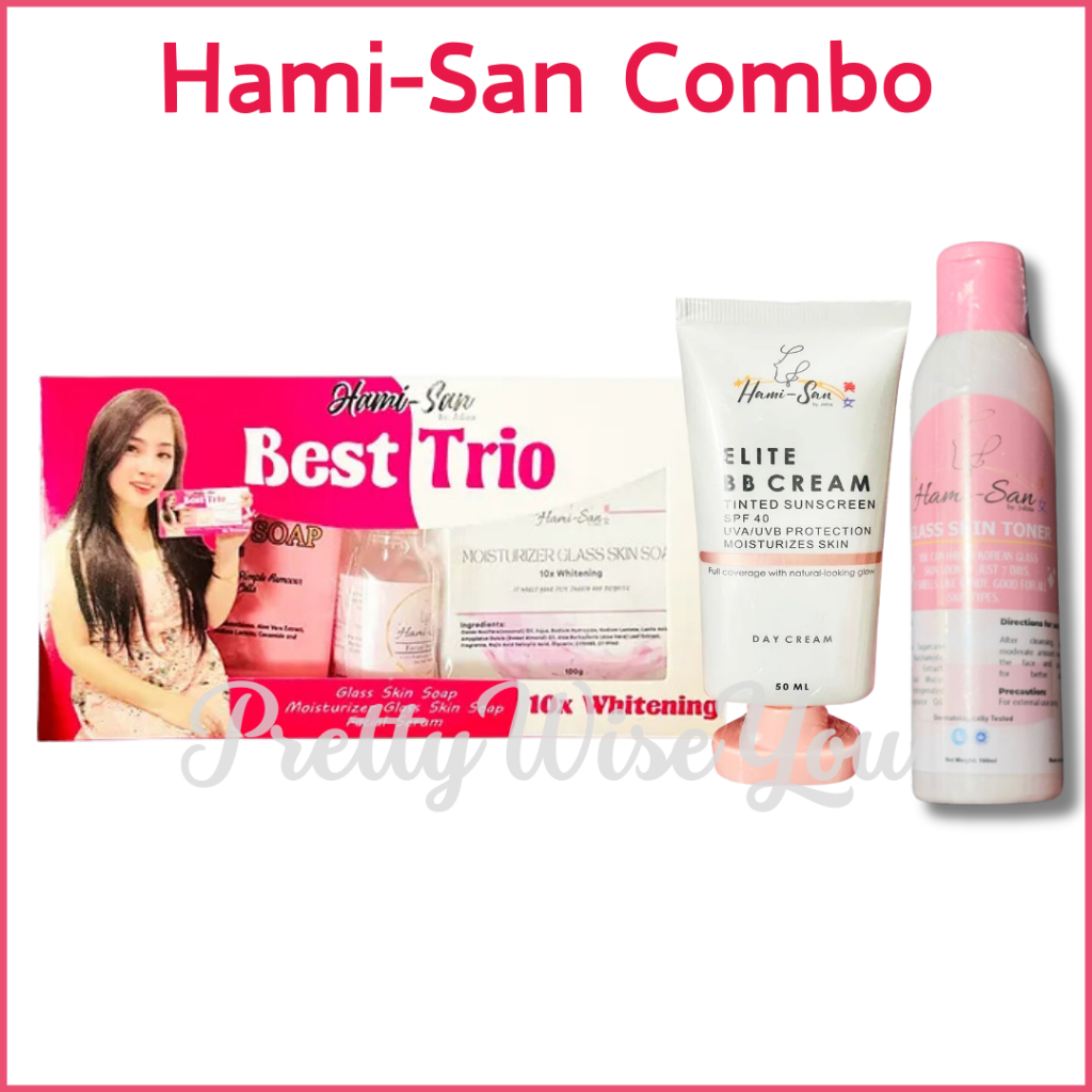 Hami-San 4 in 1 Set by Jolina 5in1 Hamisan Trio Set with Elite BB Cream ...