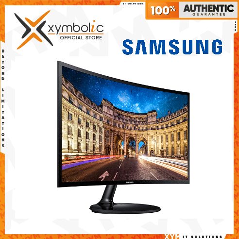 Samsung LC24F390FHEXXP 24" Curved Monitor CF390 with AMD FreeSync ...