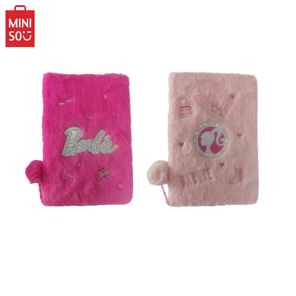 MINISO Barbie Collection Plush Book Notebook PDQ | Shopee Philippines