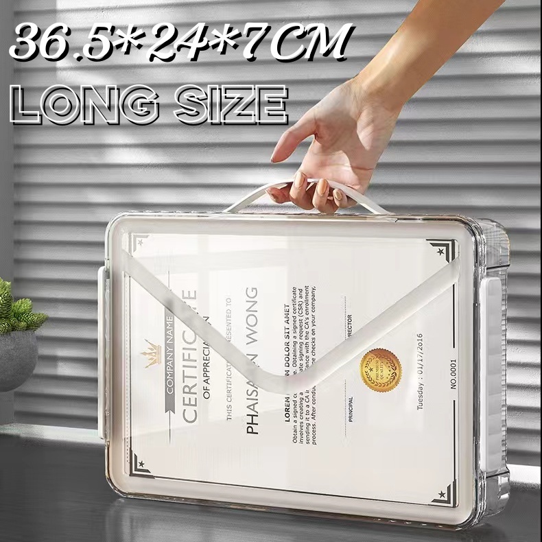 Long File Organizer Paper Organizer Document Storag File Box Document ...