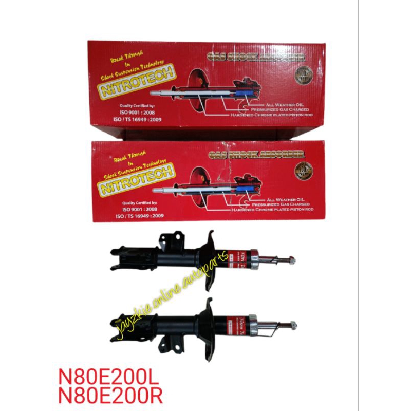 N80E200 [2PCS] FRONT SHOCK ABSORBER FOR HYUNDAI EON (N-80E200) | Shopee ...