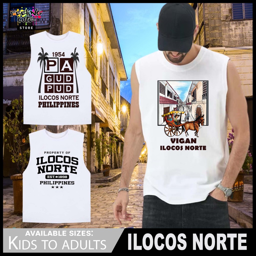 Ilocos Norte Pilipinas Pinas Shirt Sando for Kids to Adults Unisex ...