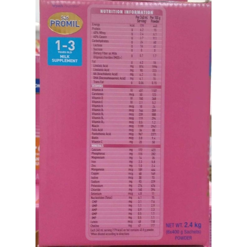 S-26 PROMIL 1-3yrs 2.4 kg | Shopee Philippines