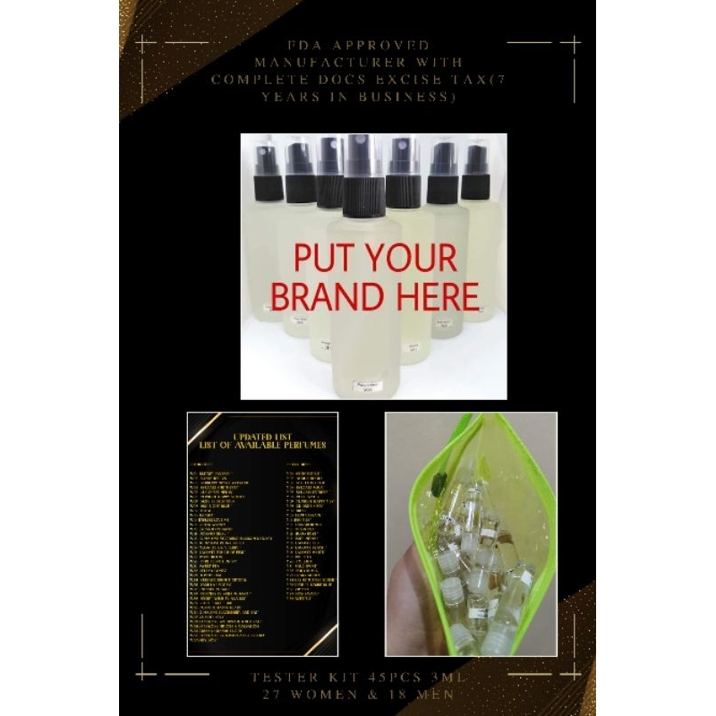 INSPIRED PERFUME TESTER KIT (45PCS 3ML) | Shopee Philippines
