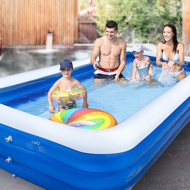 Bestway adult inflatable and thickened swimming pool 262cm | Shopee ...
