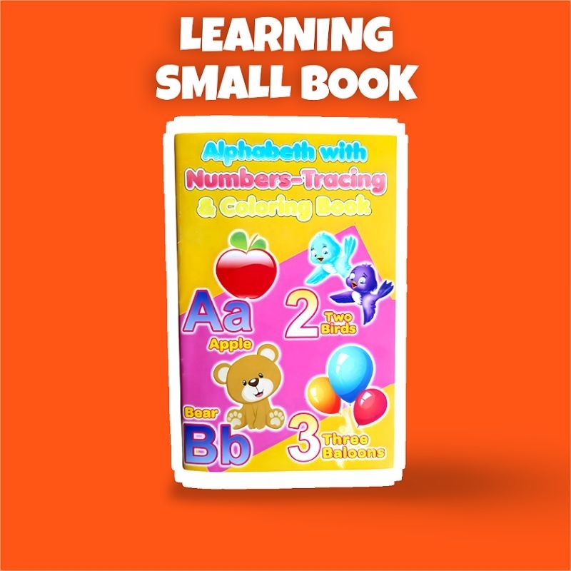 Alphabet with Numbers TRACING and COLORING Book — Educational Learning ...