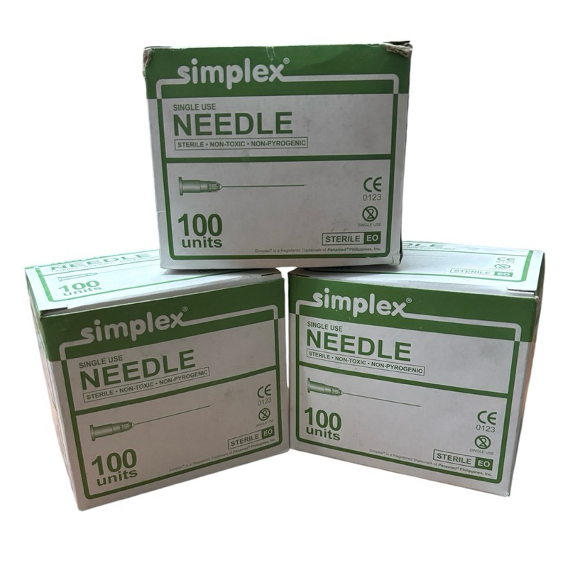 Disposable Needle SIMPLEX SOLD PER BOX-100’s | Shopee Philippines