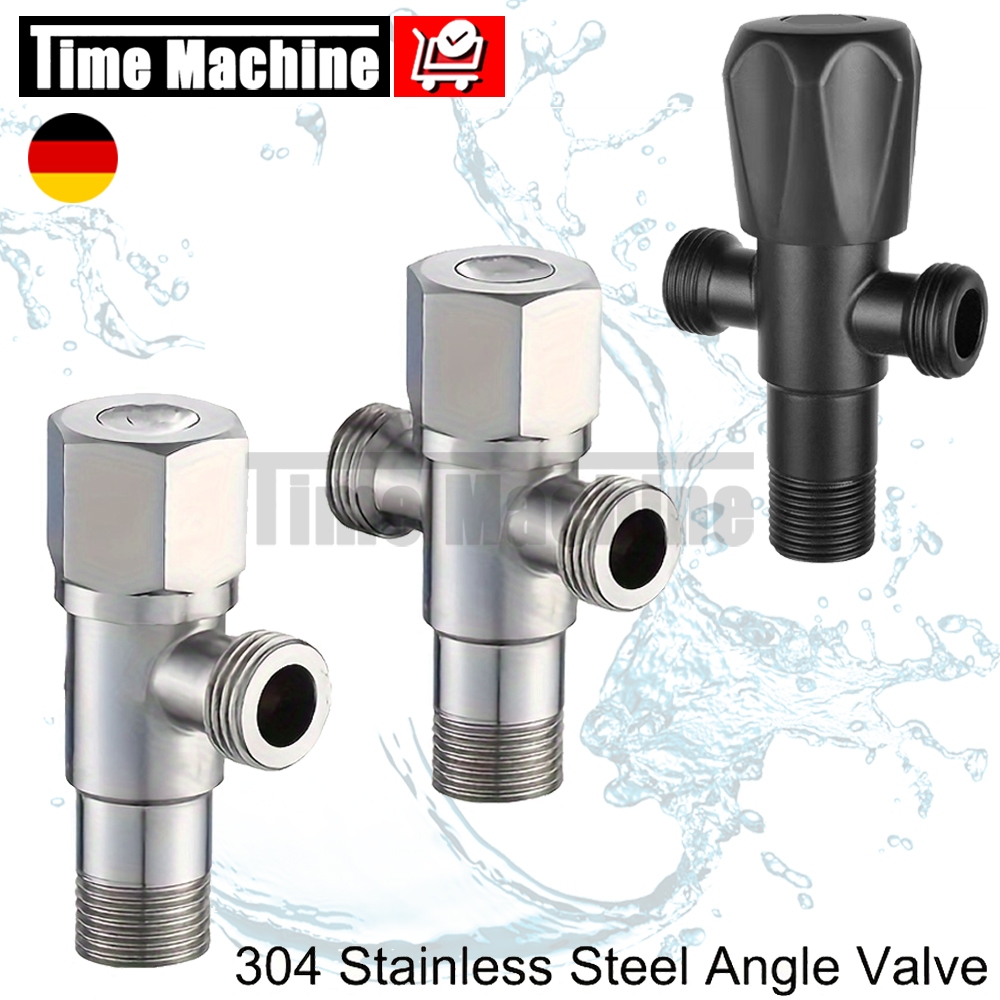 304 Stainless Steel One / Two Way Angle Valve 1/2" Angle Valve With ...