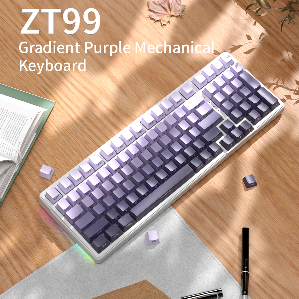 ZIFRIEND ZT99 Wired Mechanical Keyboard With Numpad Hot Swappable ...